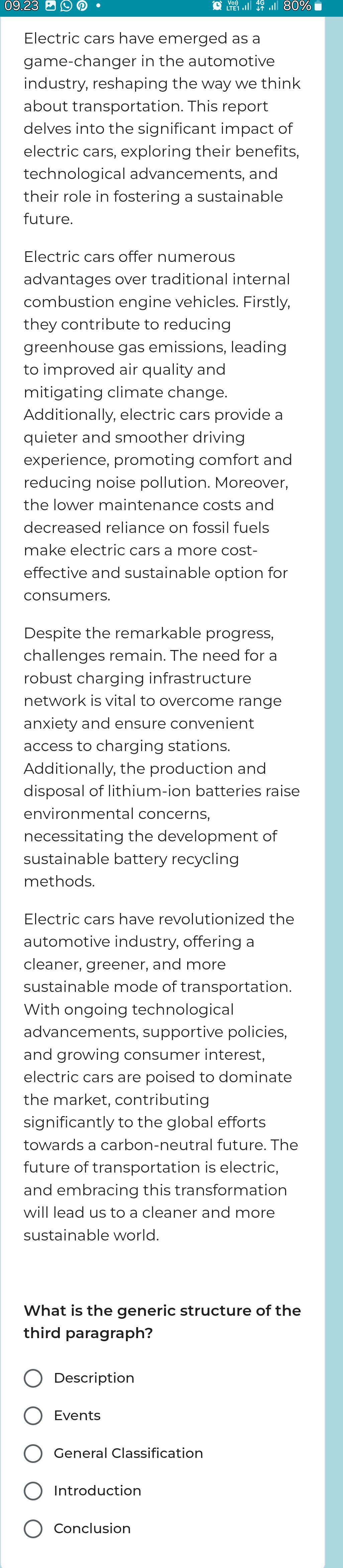 What is the generic structure of the third | StudyX