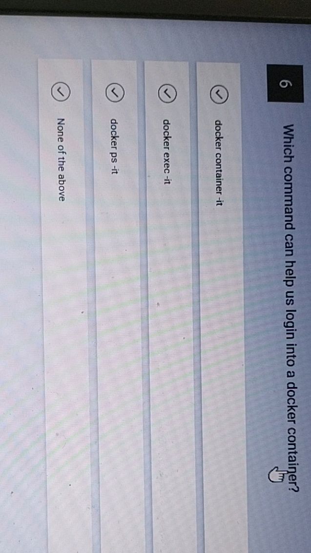 6 Which command can help us login into a | StudyX