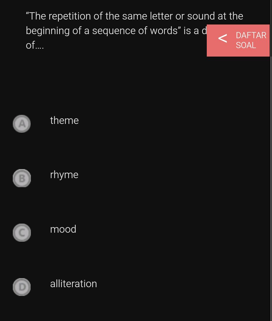 "The repetition of the same letter or sound | StudyX