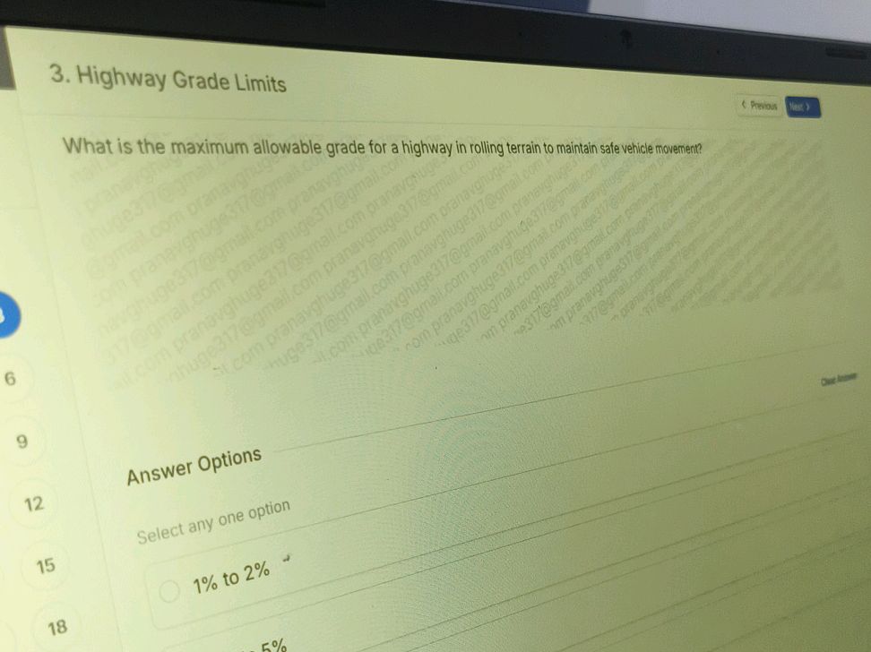 What is the maximum allowable grade for a | StudyX