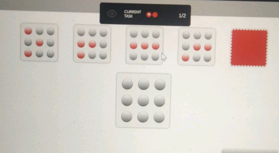 The image presents a pattern recognition | StudyX