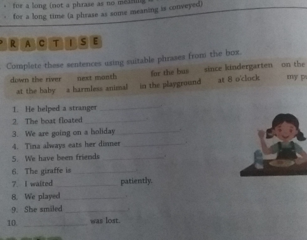 Complete these sentences using suitable | StudyX