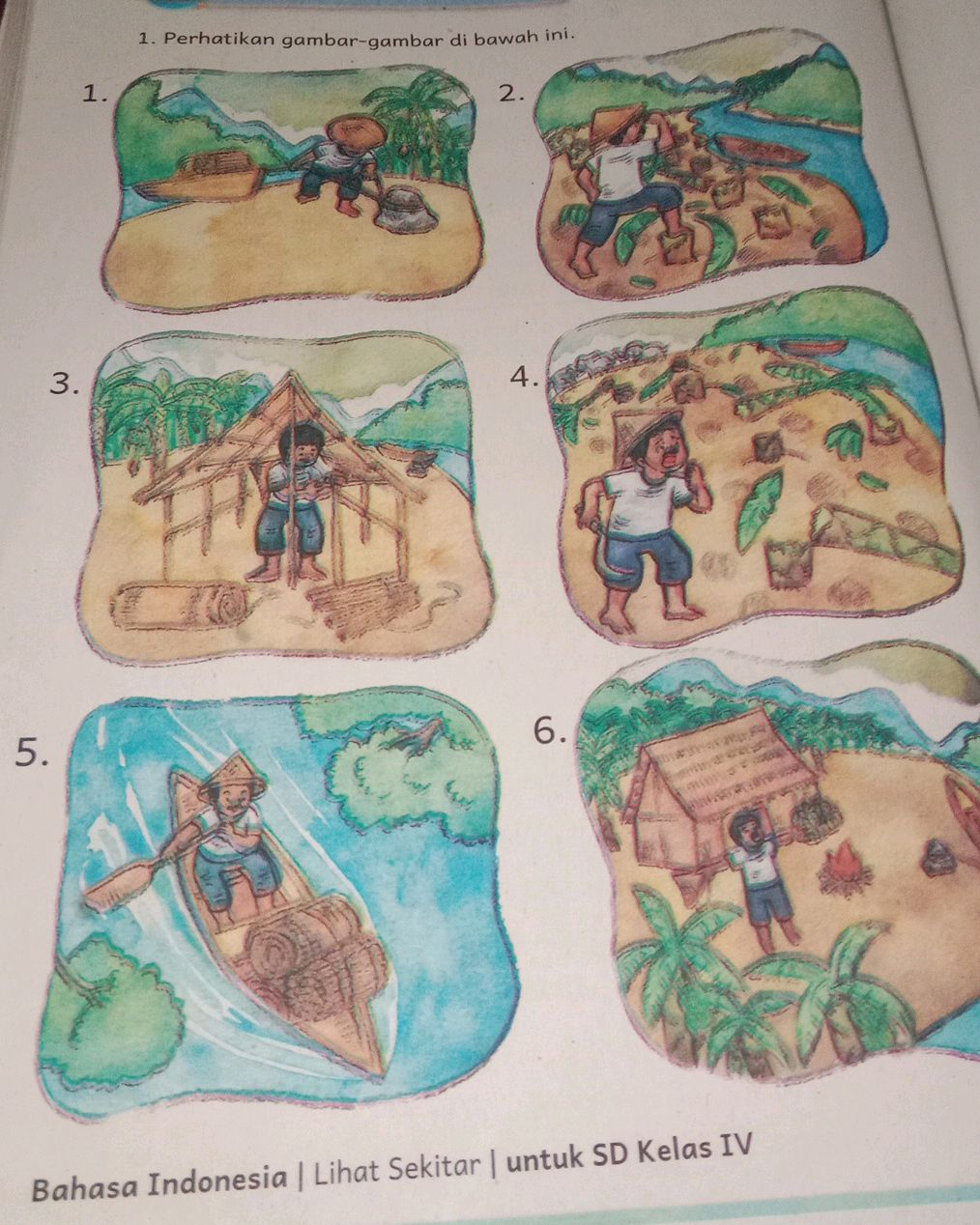 1. Perhatikan gambar-gambar di bawah ini. | StudyX