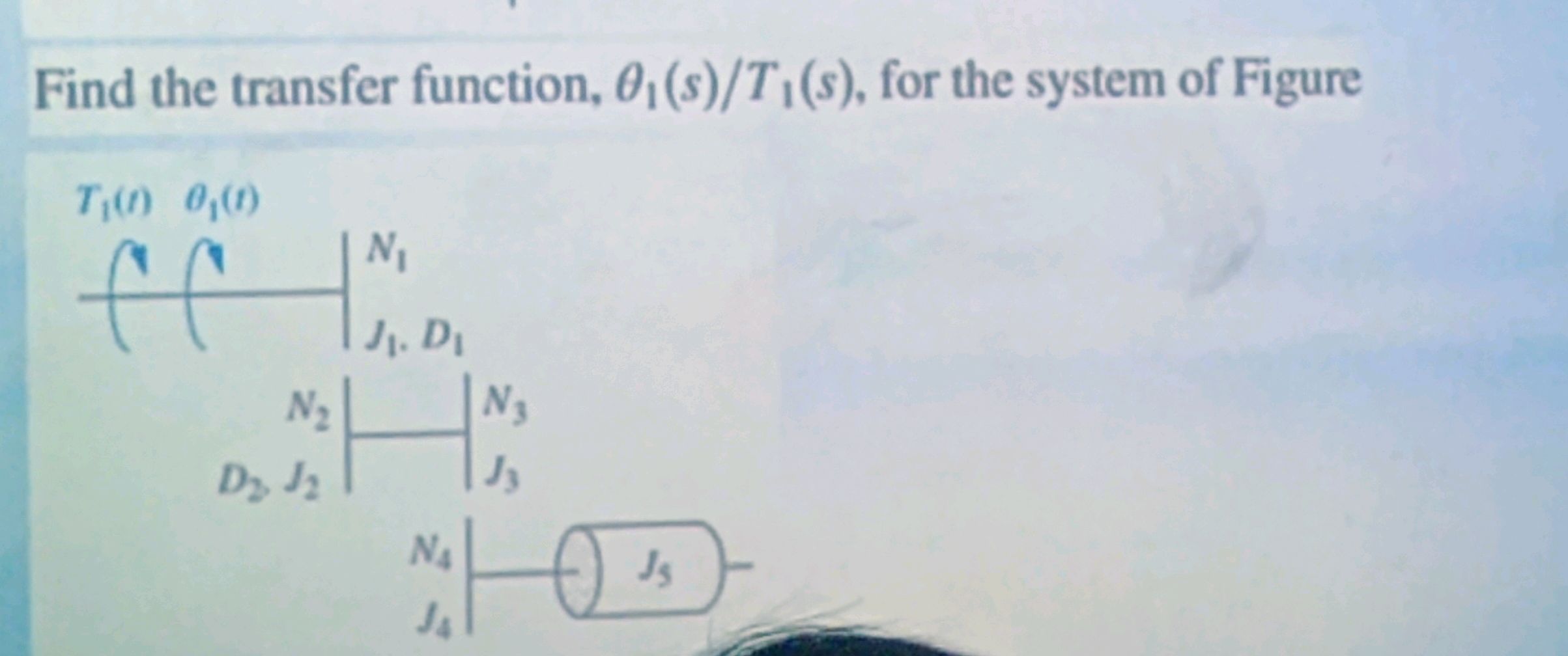 Find the transfer function, \( _1(s) / | StudyX