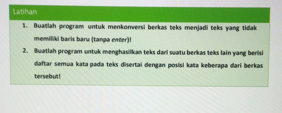 1. Buatlah program untuk menkonversi berkas | StudyX