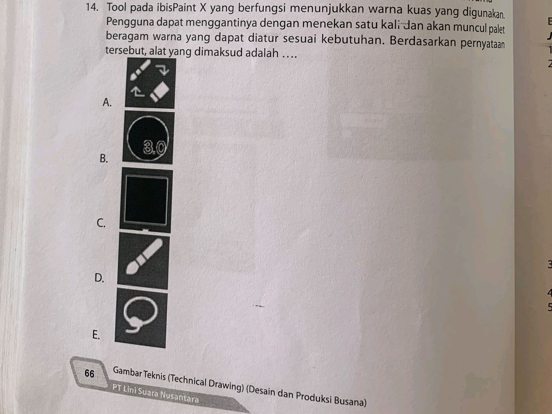 14. Tool pada ibisPaint X yang berfungsi | StudyX