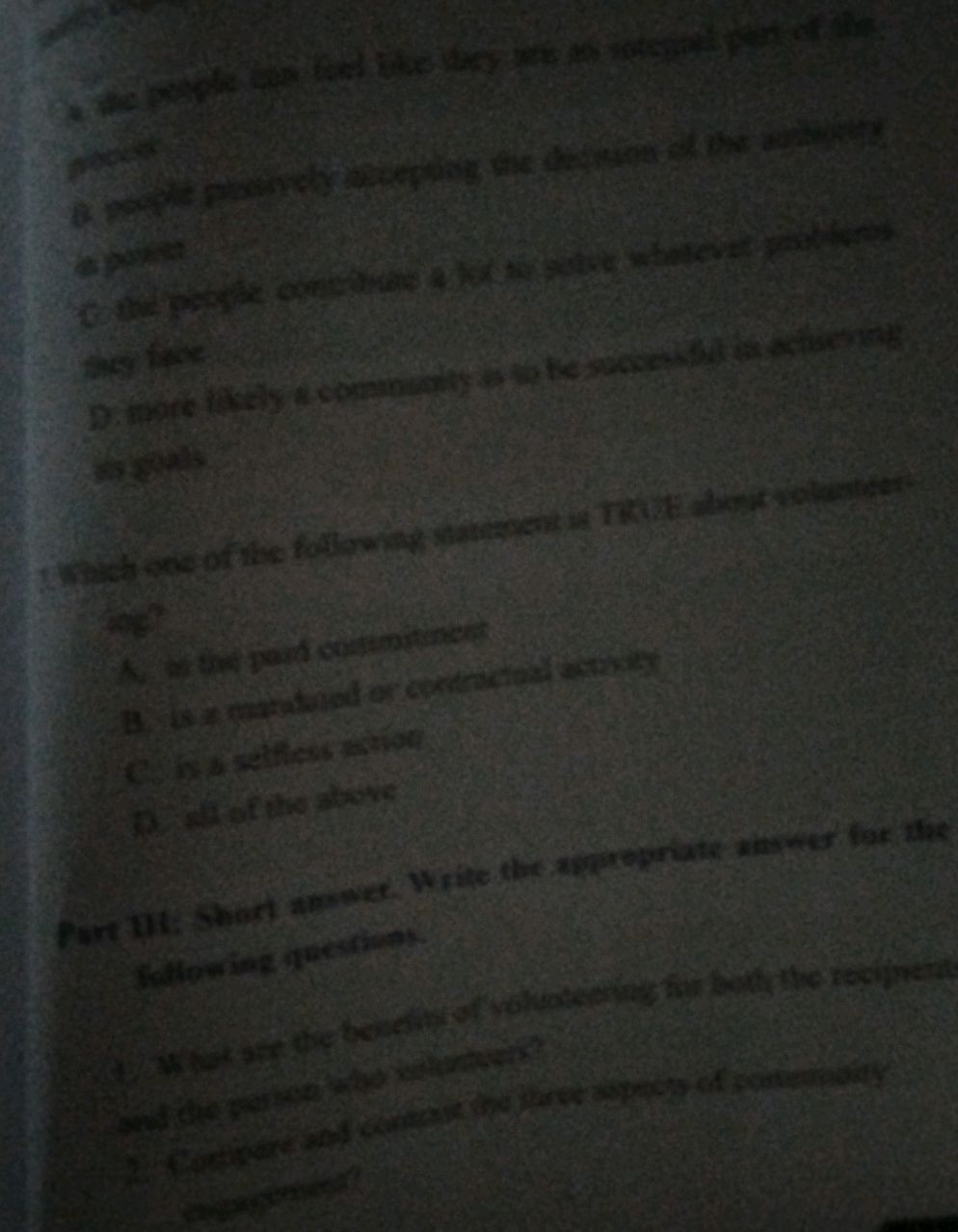 Which one of the following statement is TRUE | StudyX