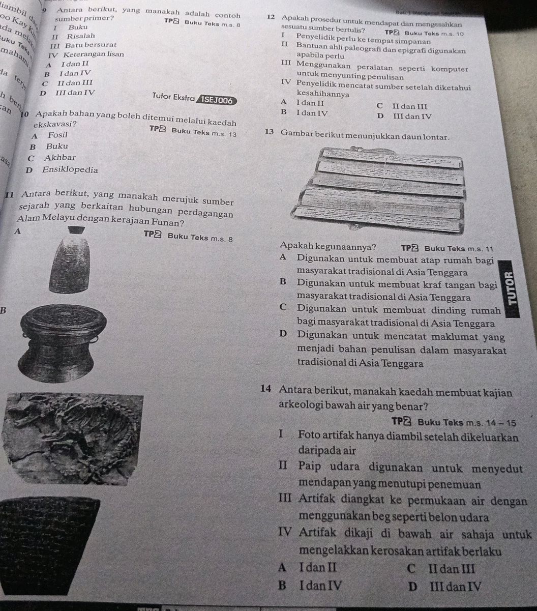 9. Antara berikut, yang manakah adalah | StudyX
