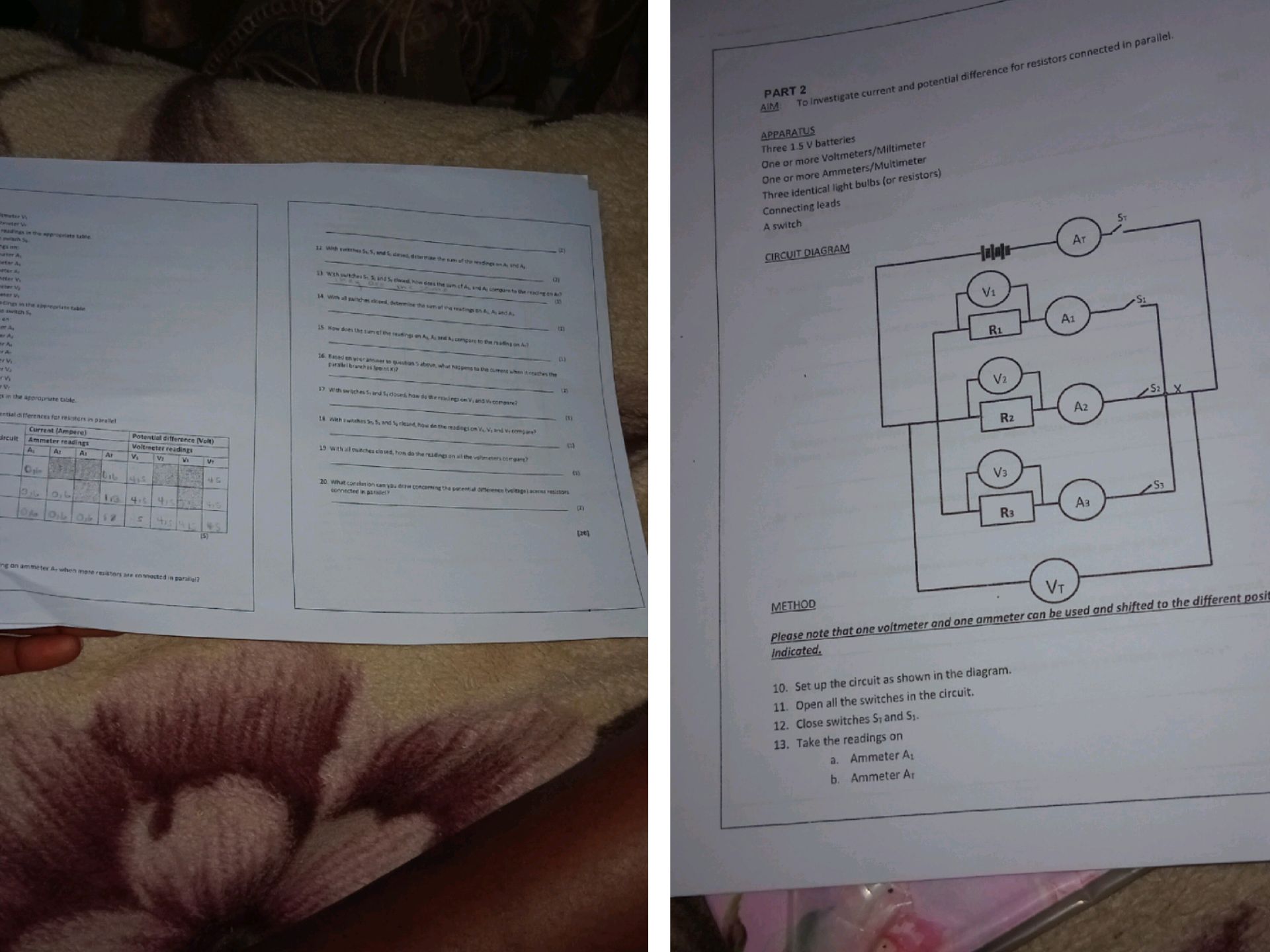 12. With switches S₂ and S₃ closed, | StudyX