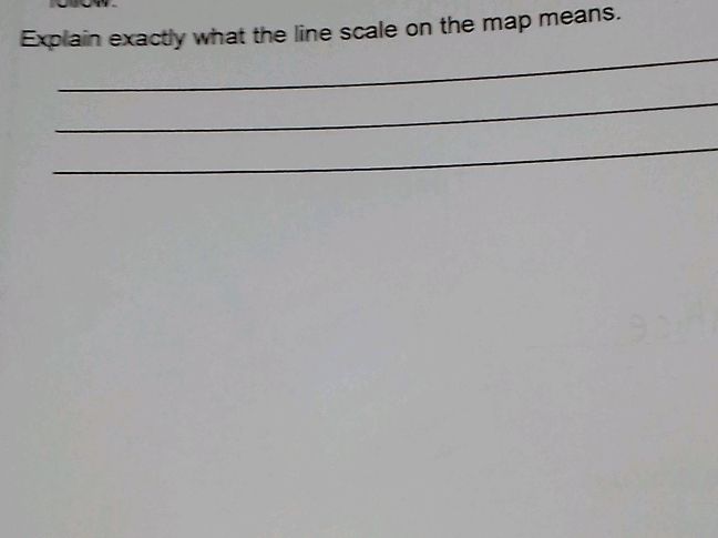 Explain exactly what the line scale on the | StudyX