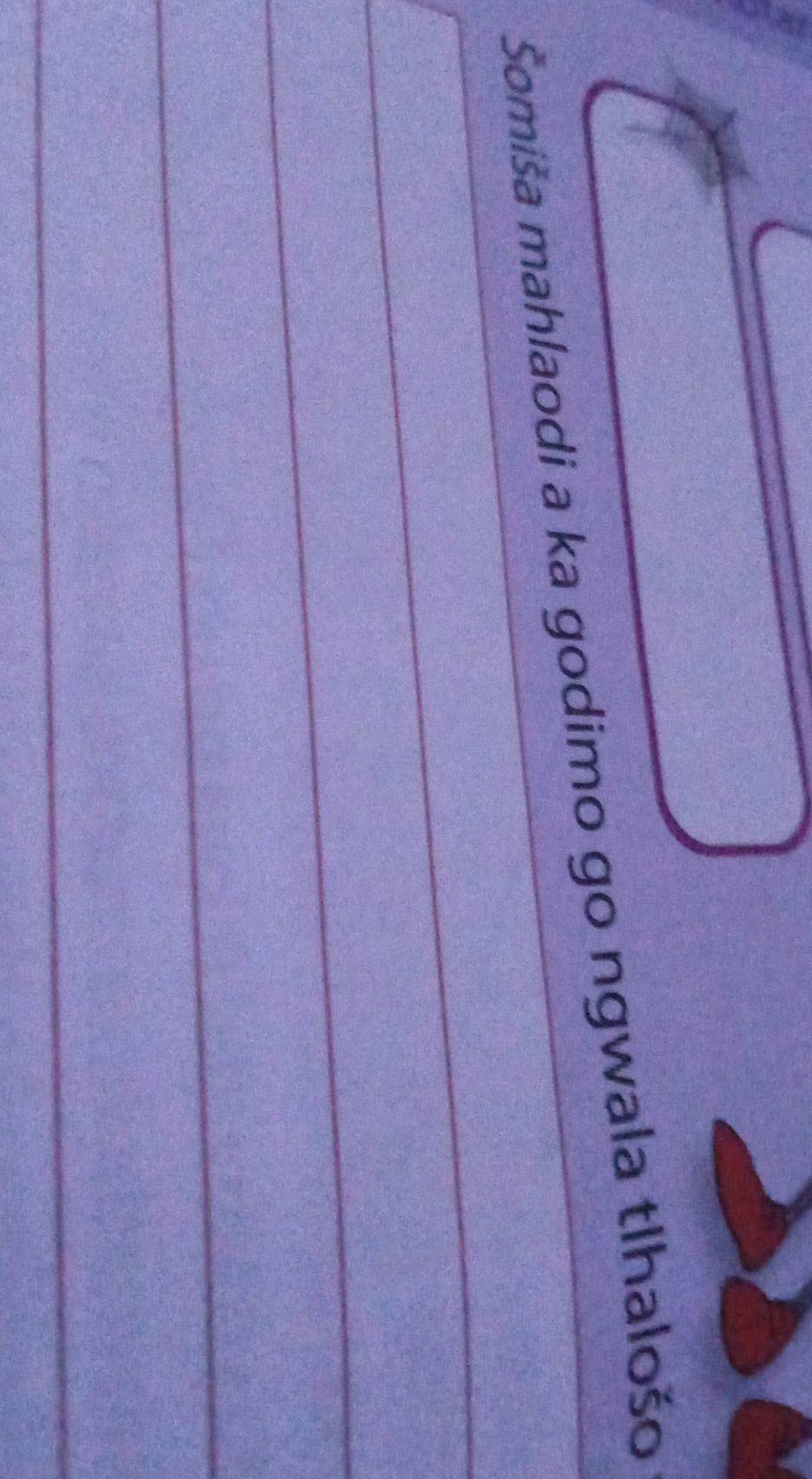 Somisa mahlaodi a ka godimo go ngwala | StudyX