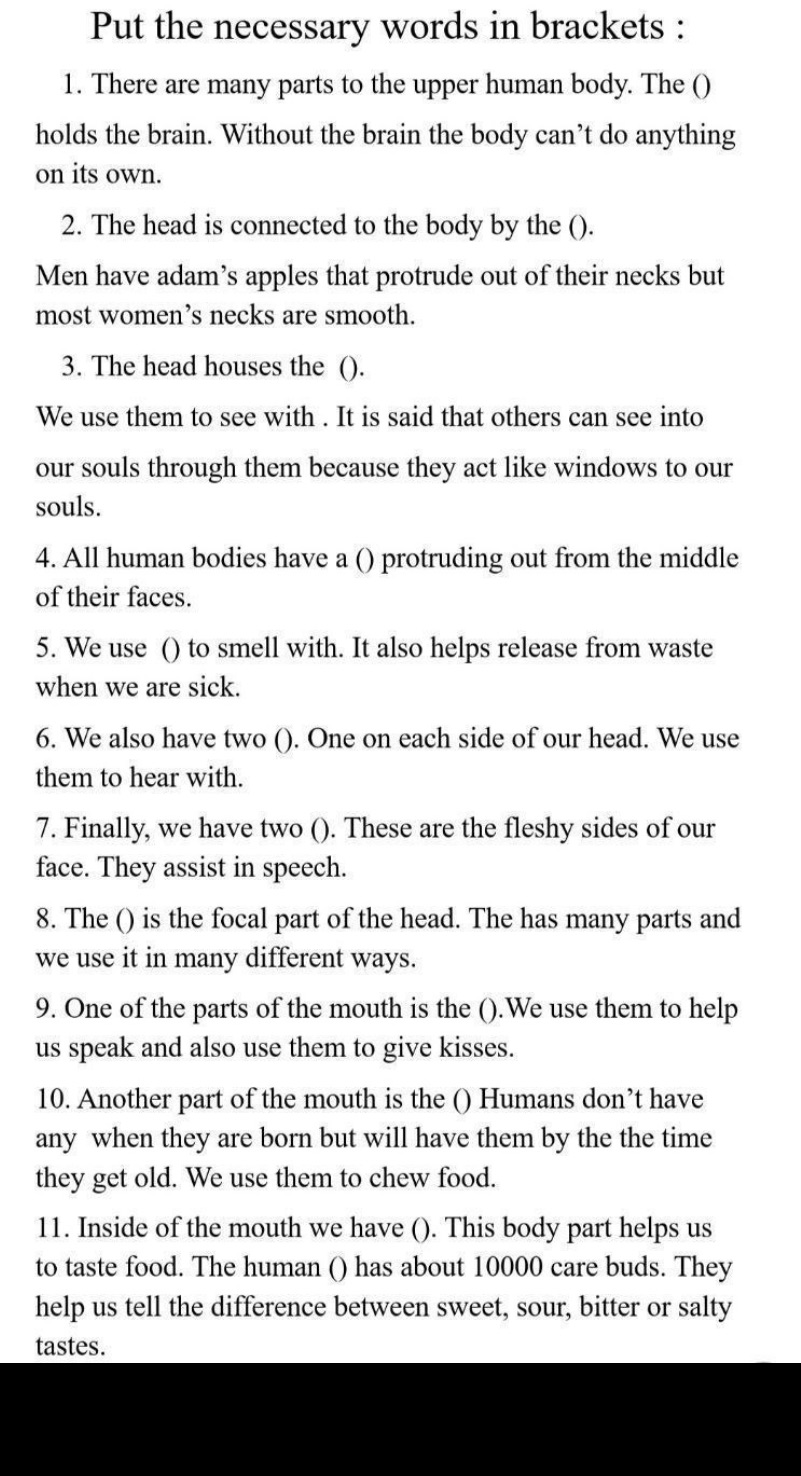 Put the necessary words in brackets : 1. | StudyX