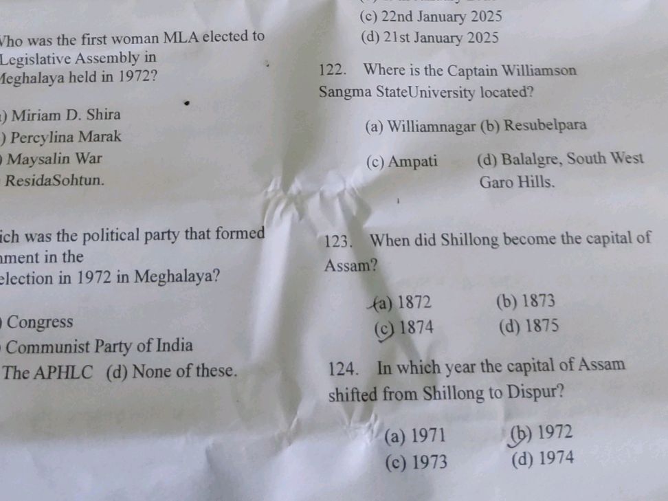 Who was the first woman MLA elected to