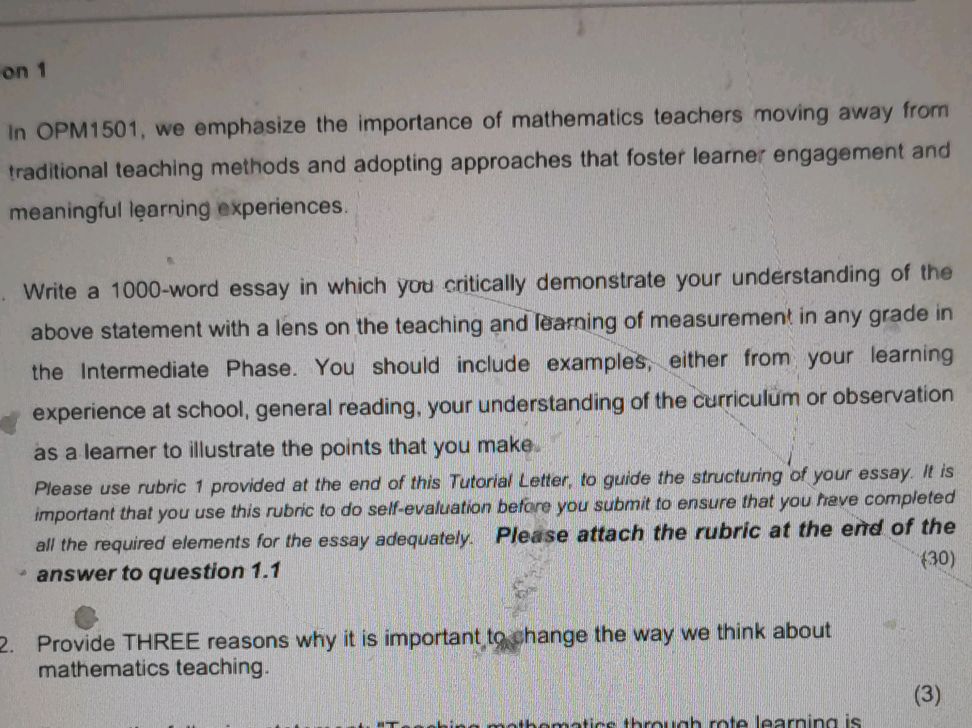 1. Write a 1000-word essay in which you | StudyX