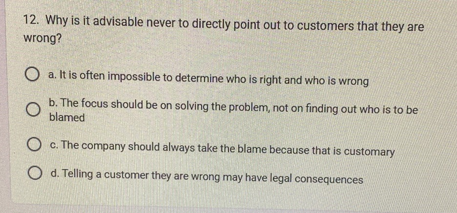 12. Why is it advisable never to directly | StudyX