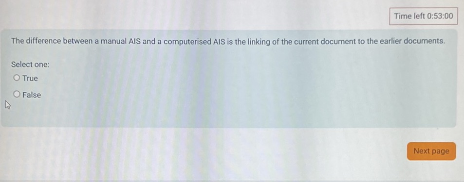 The difference between a manual AIS and a | StudyX