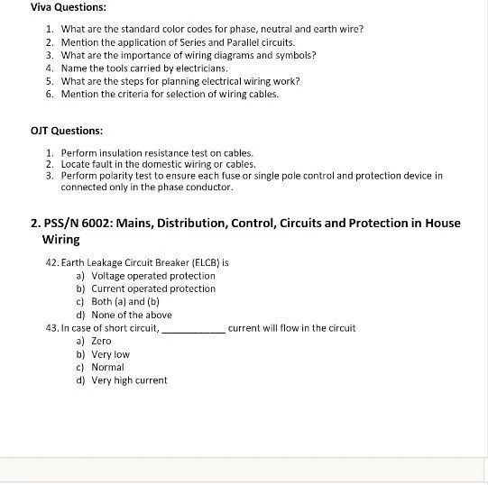 Viva Questions: 1. What are the standard | StudyX