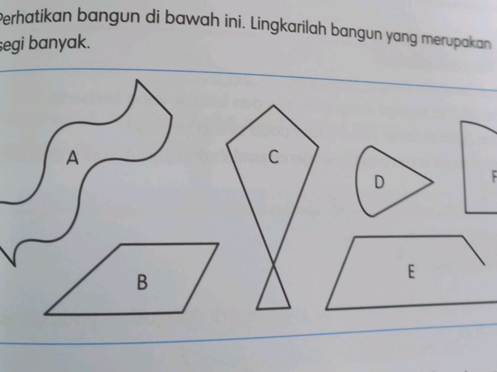 Perhatikan bangun di bawah ini. Lingkarilah | StudyX