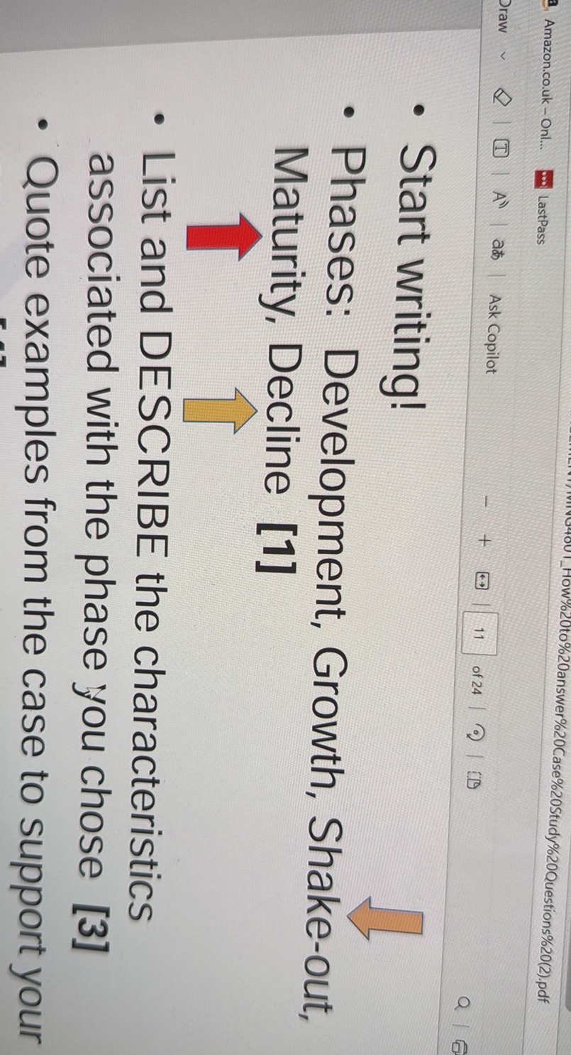 Start writing! • Phases: Development, | StudyX