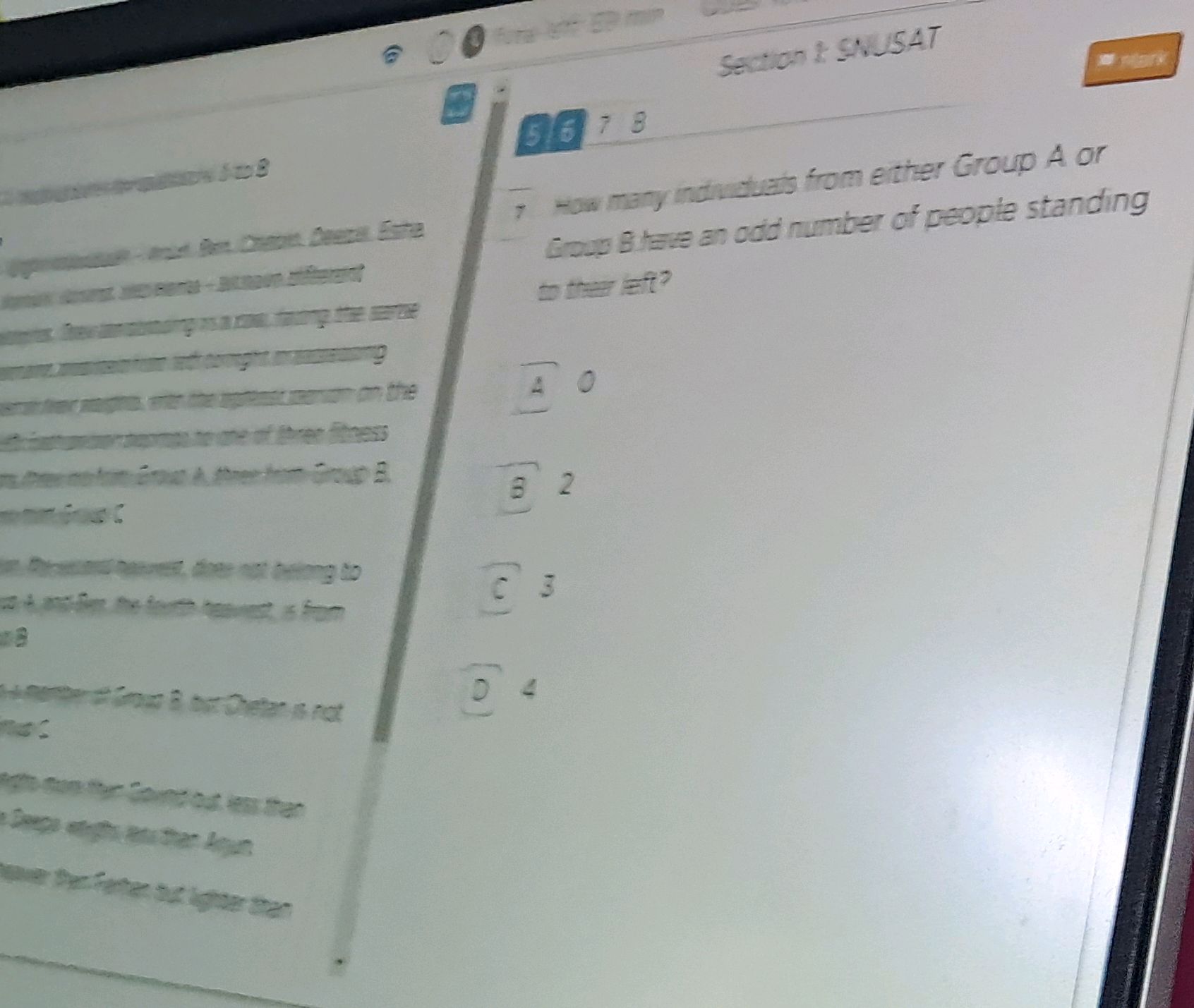 7. How many individuals from either Group A | StudyX