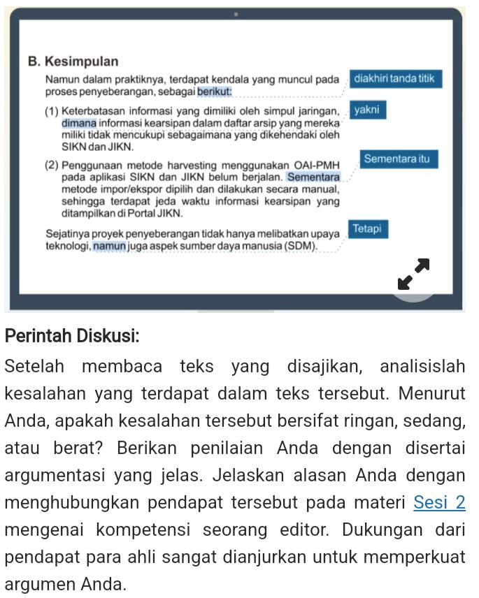 Perintah Diskusi: Setelah membaca teks yang | StudyX