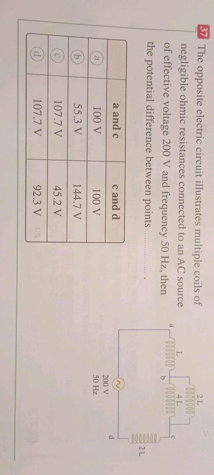 The opposite electric circuit illustrates | StudyX
