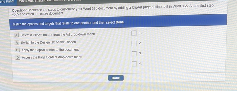Question: Sequence the steps to customize | StudyX