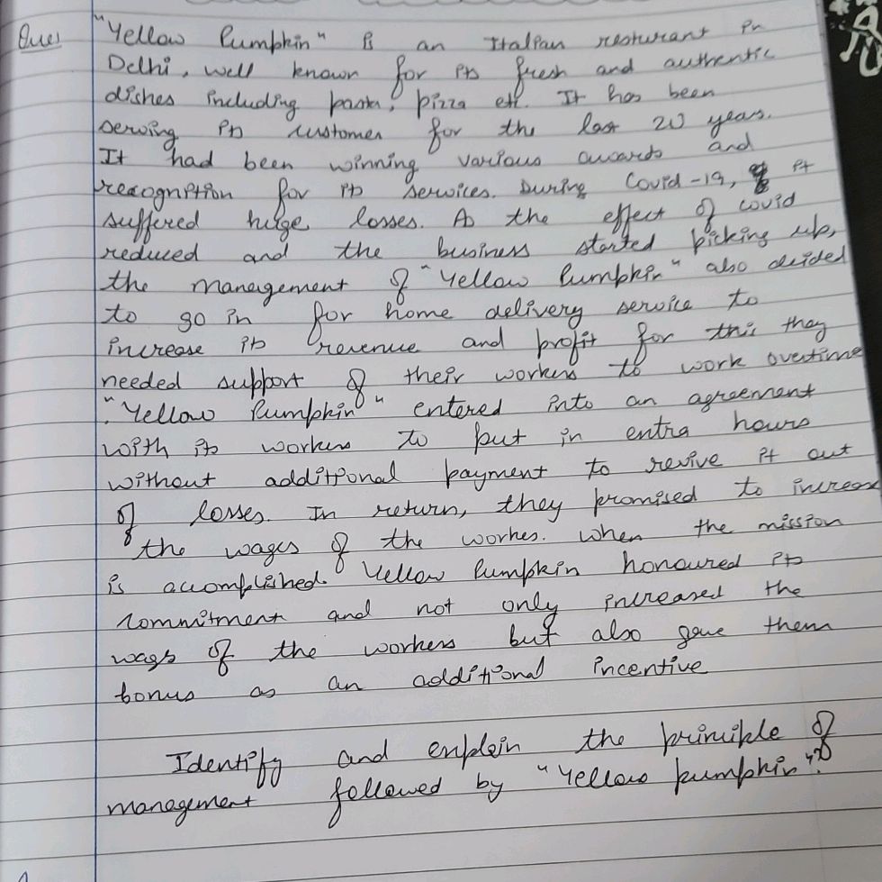 Identify and explain the principle of | StudyX