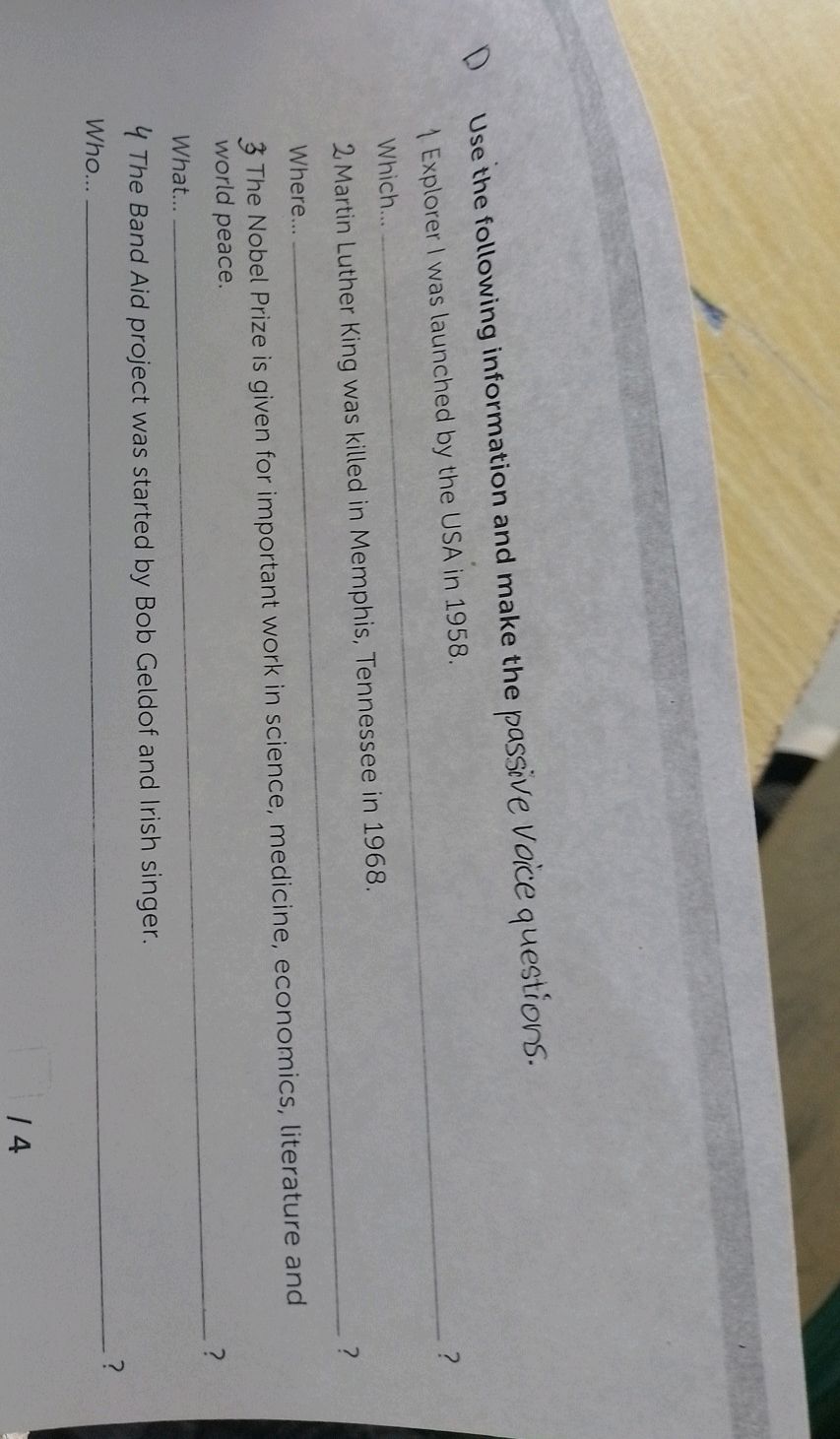 Use the following information and make the | StudyX