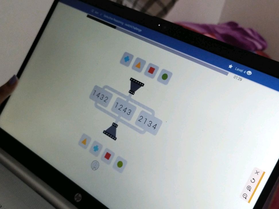 The image shows a puzzle with a series of | StudyX