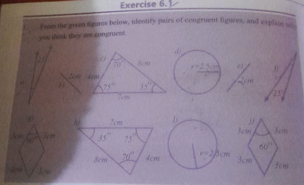 From the given figures below, identify pairs | StudyX