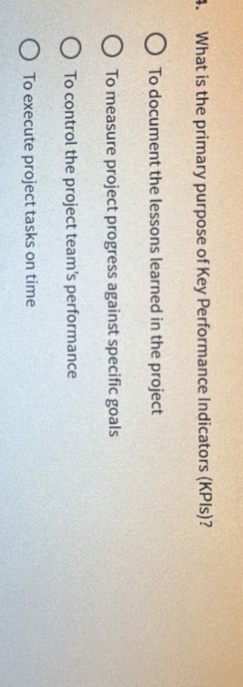 4. What is the primary purpose of Key | StudyX