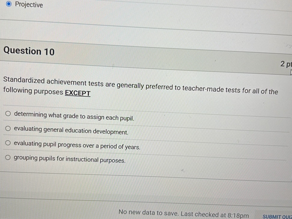 Standardized achievement tests are generally | StudyX