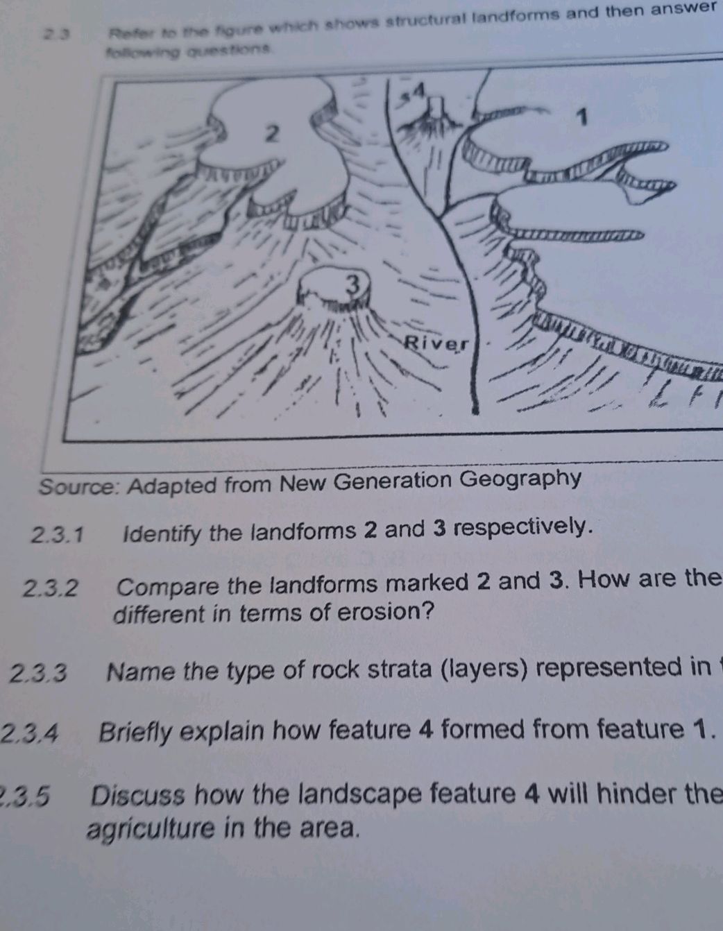 2.3 Refer to the figure which shows | StudyX