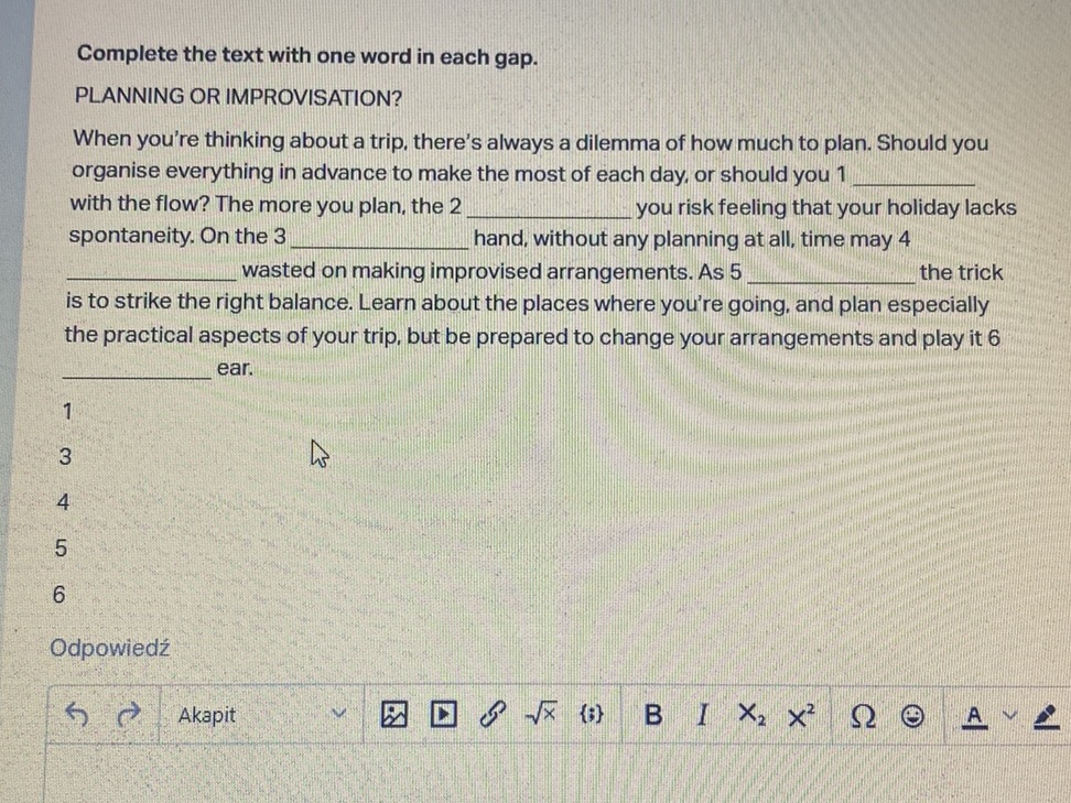 Complete the text with one word in each gap. | StudyX