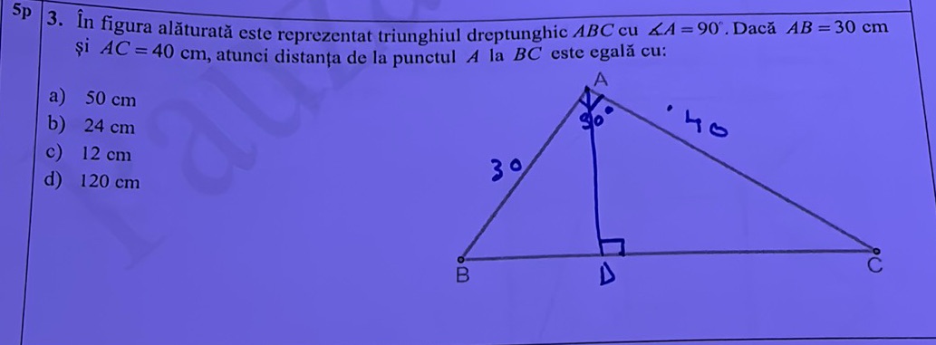 3. În figura alăturată este reprezentat | StudyX
