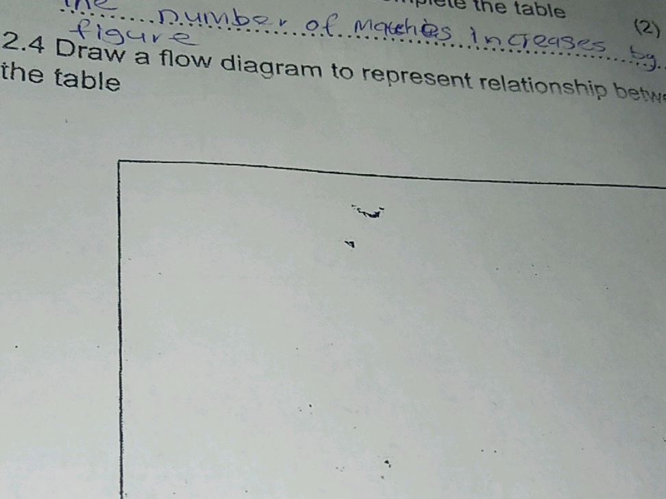 2.4 Draw a flow diagram to represent | StudyX