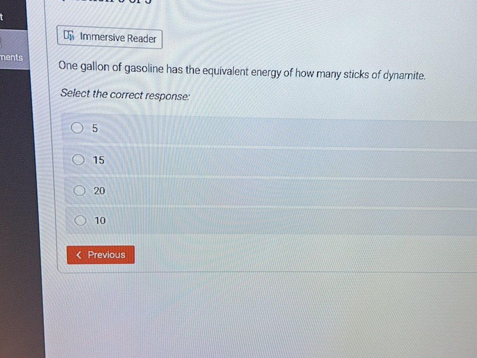 One gallon of gasoline has the equivalent | StudyX