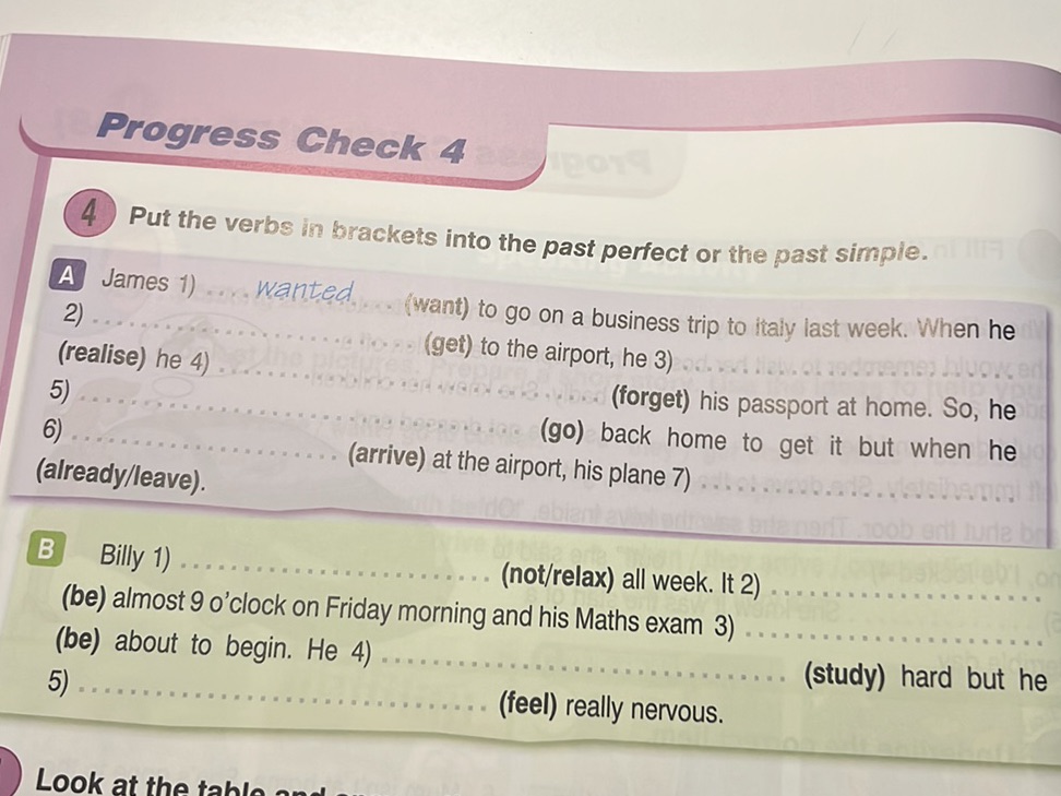 4 Put the verbs in brackets into the past | StudyX