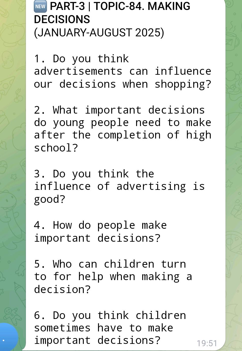 1. Do you think advertisements can influence | StudyX