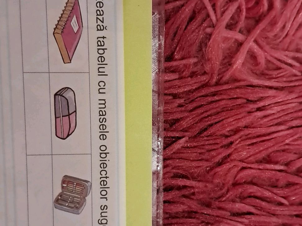 Creează tabelul cu masele obiectelor | StudyX