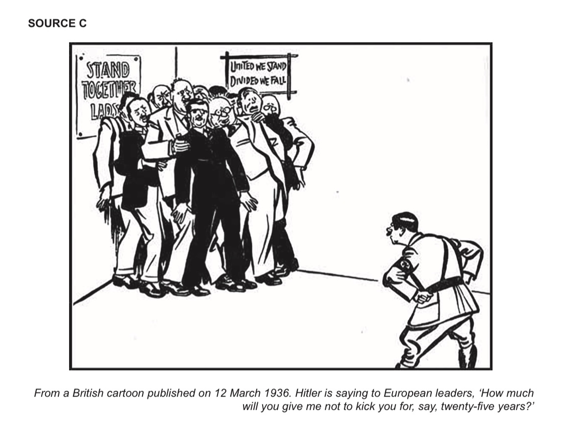From a British cartoon published on 12 March | StudyX