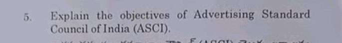 5. Explain the objectives of Advertising | StudyX