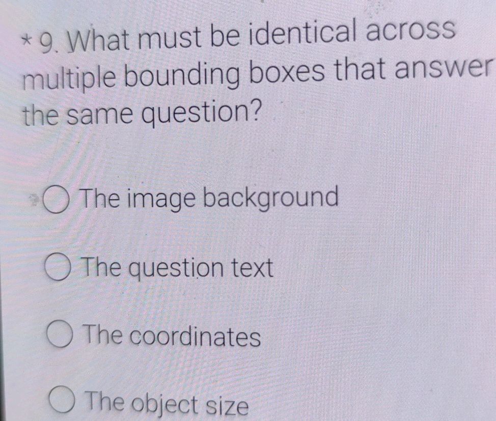 * 9. What must be identical across multiple | StudyX