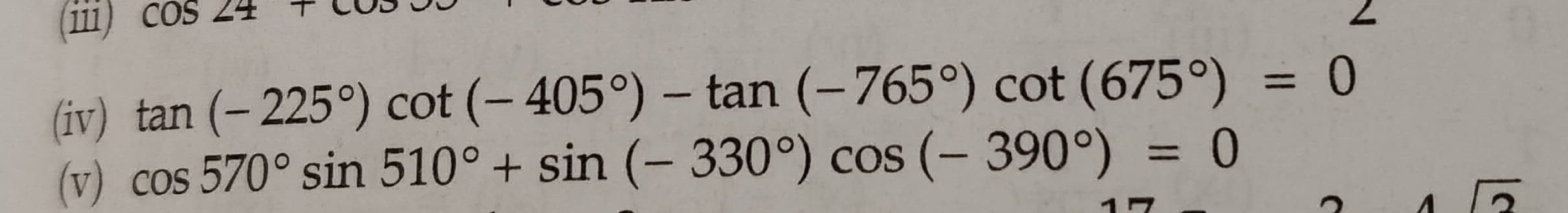 (iv) (-225^ ) (-405^ ) - (-765^ ) (675^ | StudyX