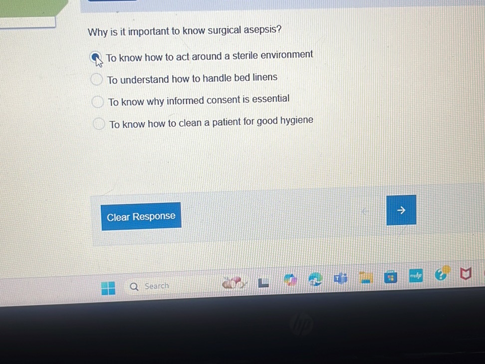Why is it important to know surgical | StudyX