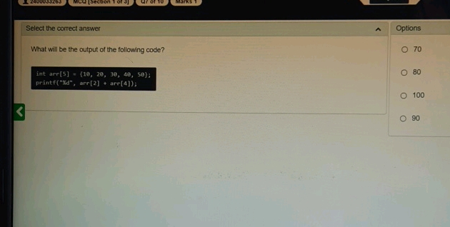 Select the correct answer Options What will | StudyX
