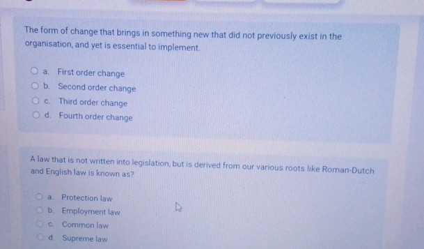 The form of change that brings in something | StudyX