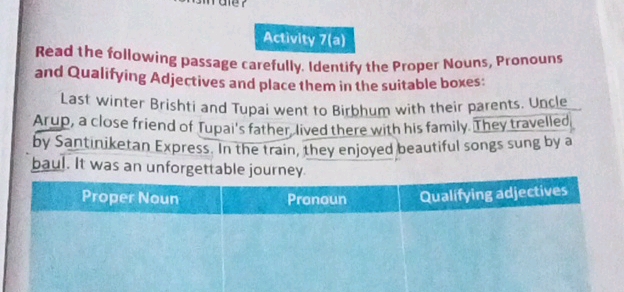 Activity 7(a) Read the following passage | StudyX