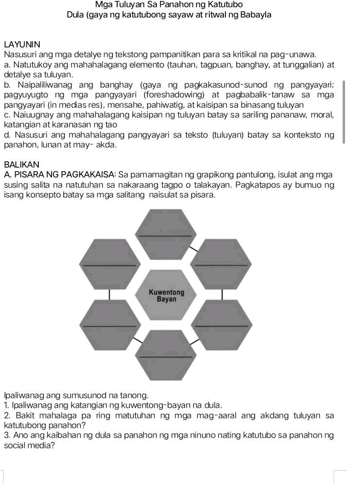 Mga Tuluyan Sa Panahon ng Katutubo Dula